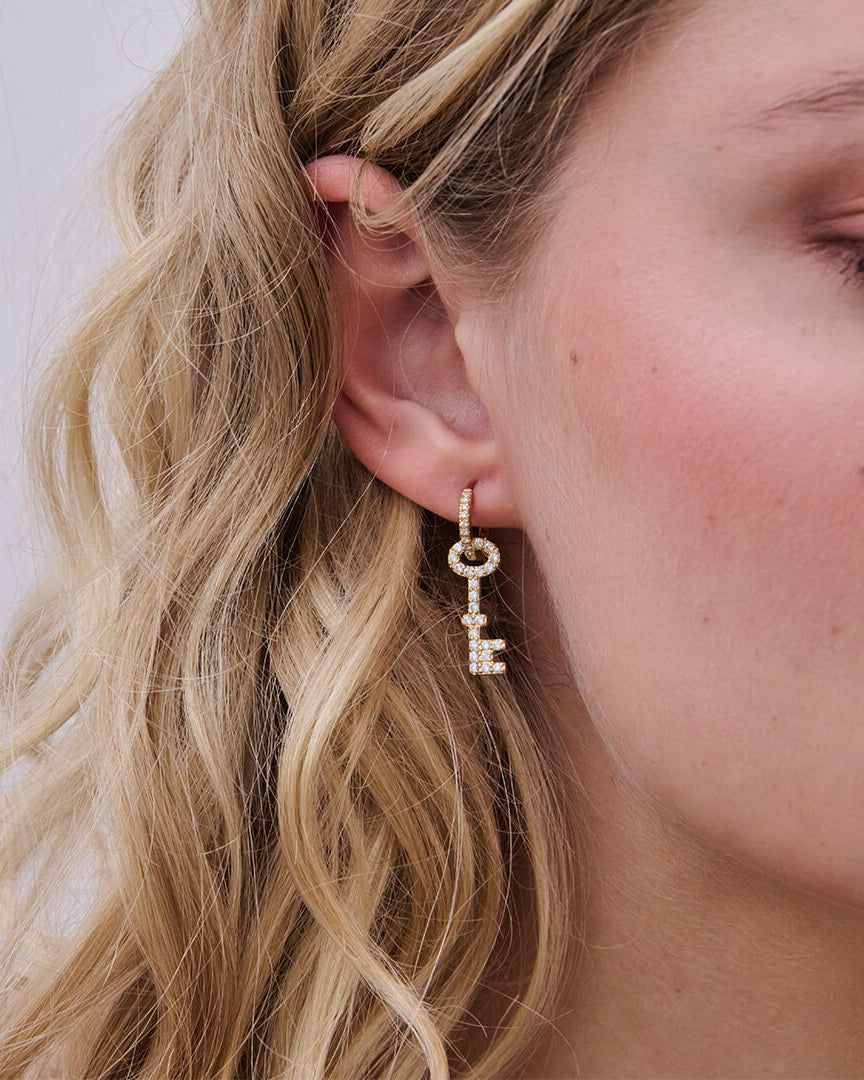 Glam: Key to Your Heart - Guldörhängen - BySofiaWistam